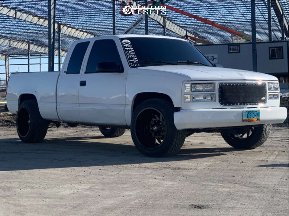 1997 Chevrolet C1500 with 20x12 -44 Hardrock Crusher and 33/12.5R20 ...