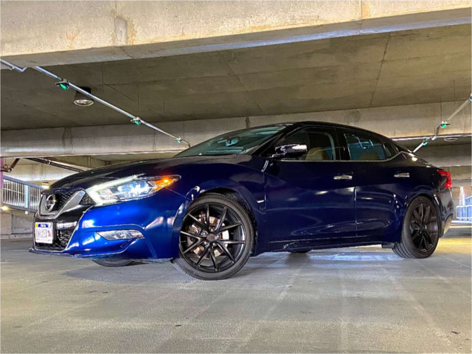 2016 Nissan Maxima with 19x8.5 45 Niche Misano and 245/35R19 Barum 5hm ...