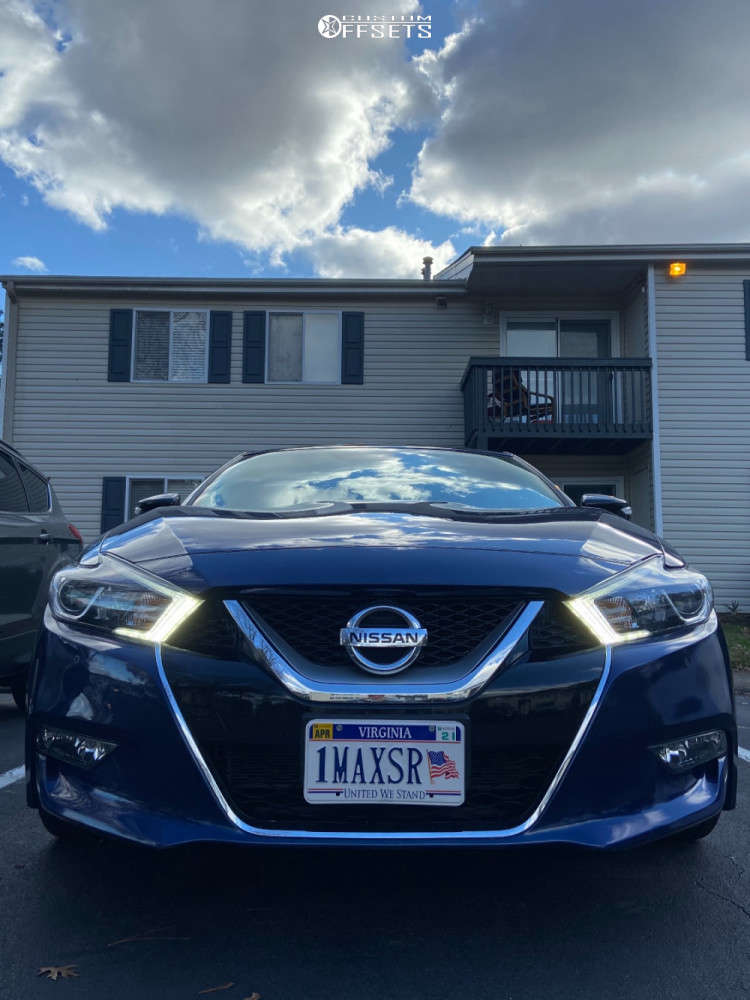 2016 Nissan Maxima with 19x8.5 45 Niche Misano and 245/35R19 Barum 5hm ...