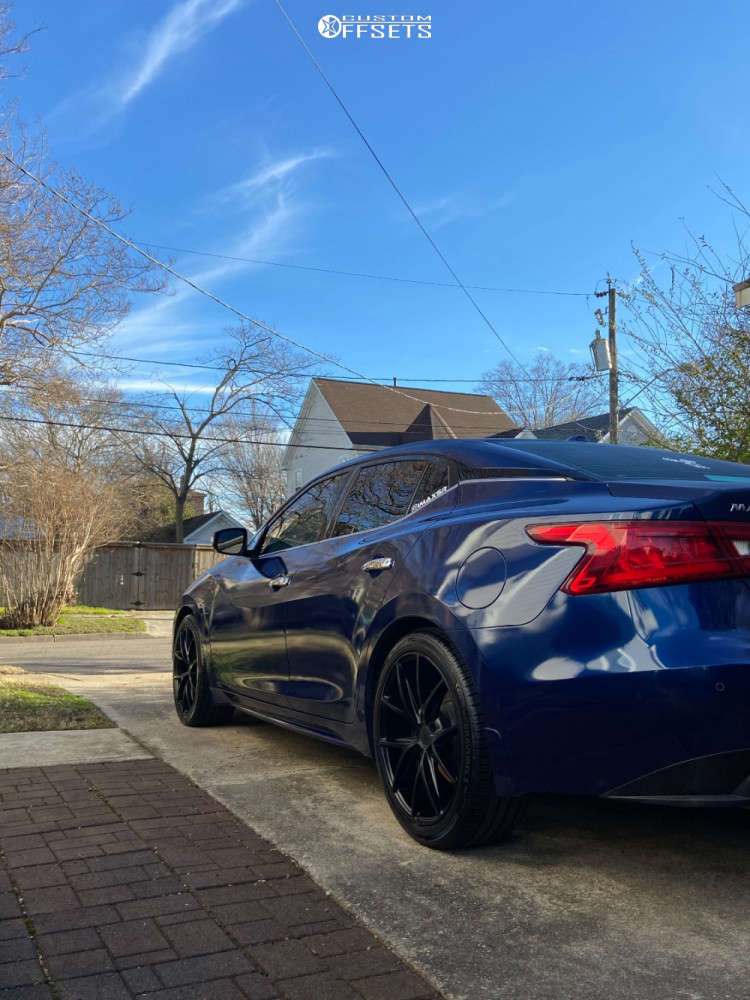 2016 Nissan Maxima with 19x8.5 45 Niche Misano and 245/35R19 Barum 5hm ...