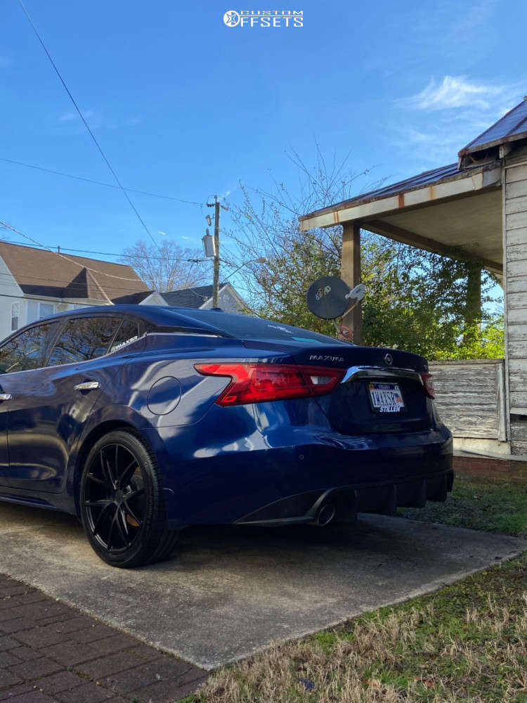 2016 Nissan Maxima with 19x8.5 45 Niche Misano and 245/35R19 Barum 5hm ...