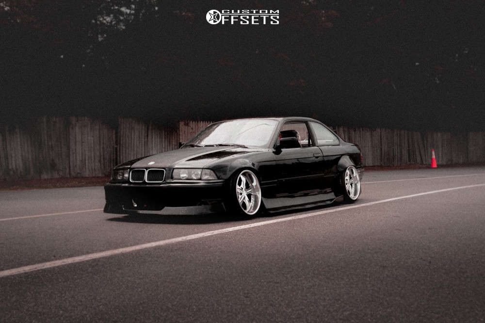 1994 BMW 325is with 18x9.5 20 Work Vs Kf and 215/35R18 Sailun Atrezzo ...