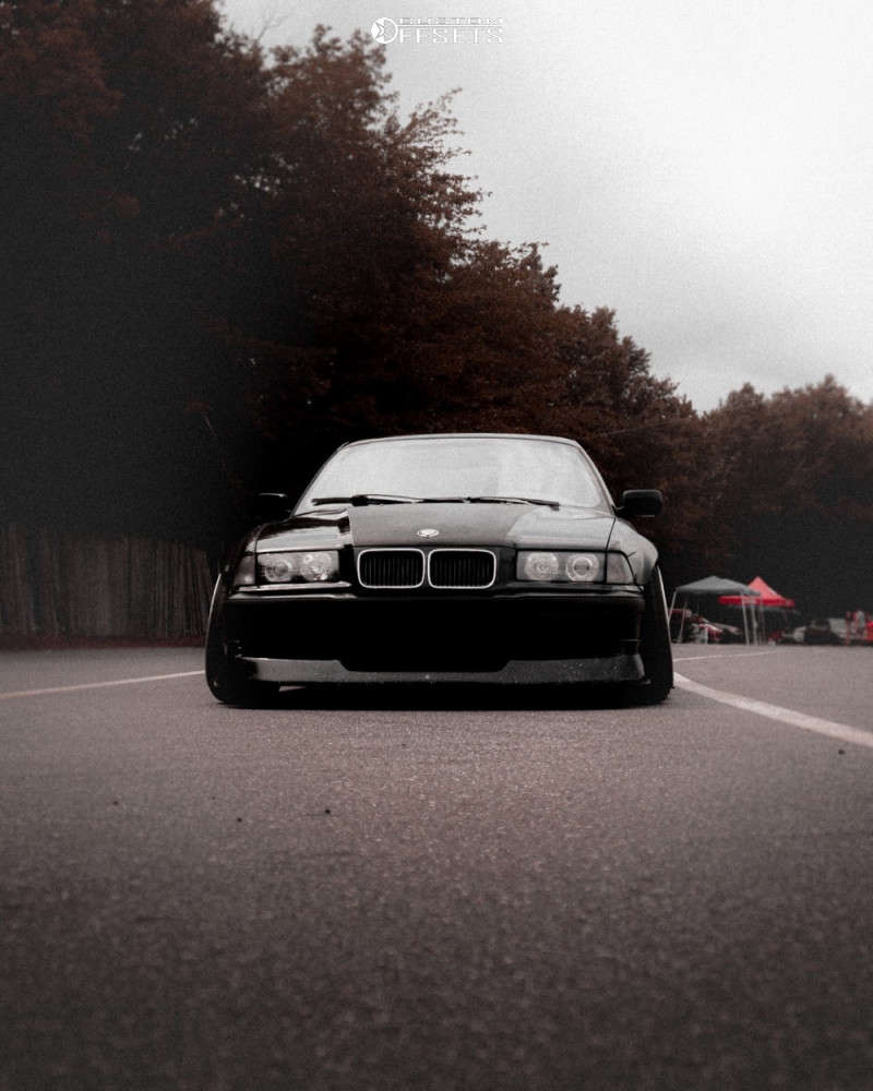 1994 BMW 325is with 18x9.5 20 Work Vs Kf and 215/35R18 Sailun Atrezzo ...