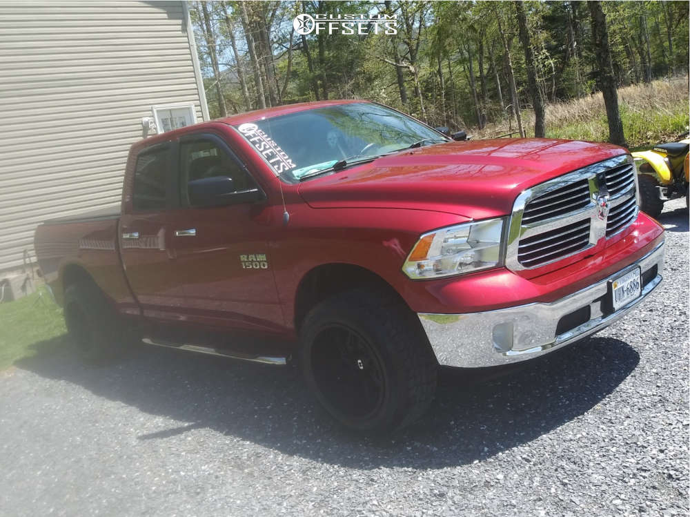 2013 Ram 1500 with 20x12 -51 Hardrock Crusher and 275/55R20 Cooper ...