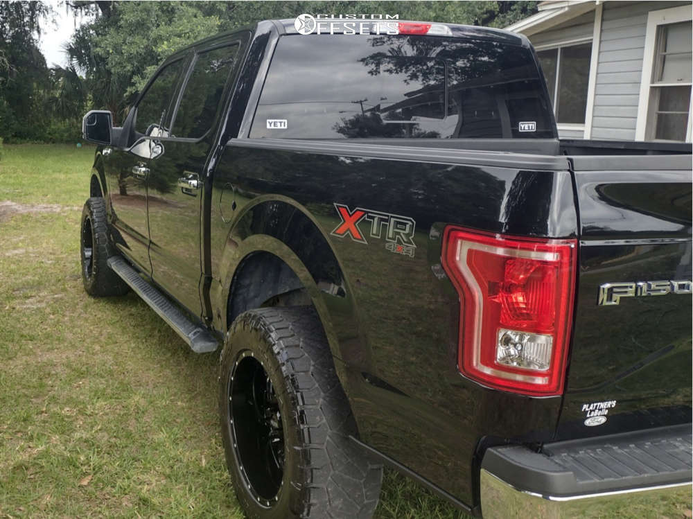 2016 Ford F-150 with 20x10 -25 Ultra Hunter and 295/60R20 Nitto Ridge ...