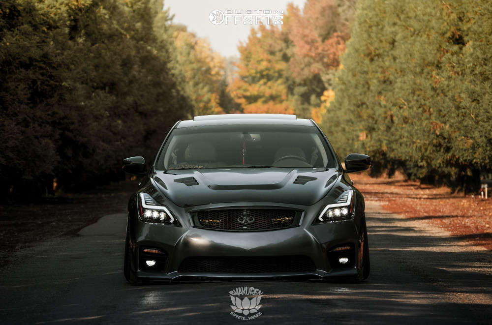 2010 INFINITI G37 with 19x9.5 17 Volk Sf Winning and 225/40R19 Achilles ...