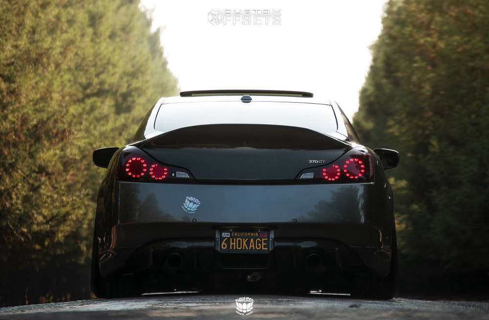 2010 INFINITI G37 with 19x9.5 17 Volk Sf Winning and 225/40R19 Achilles ...