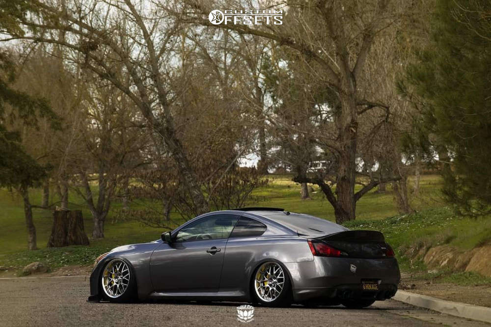 2010 INFINITI G37 with 19x9.5 17 Volk Sf Winning and 225/40R19 Achilles ...