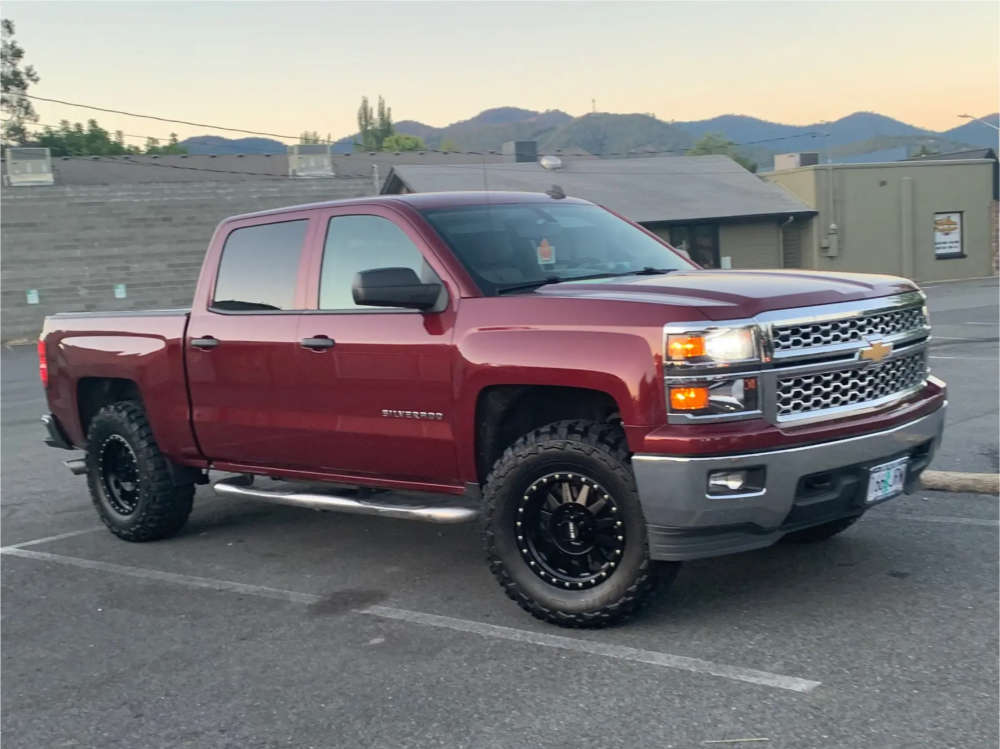 2014 Chevrolet Silverado 1500 with 18x9 18 Method Double Standard and ...