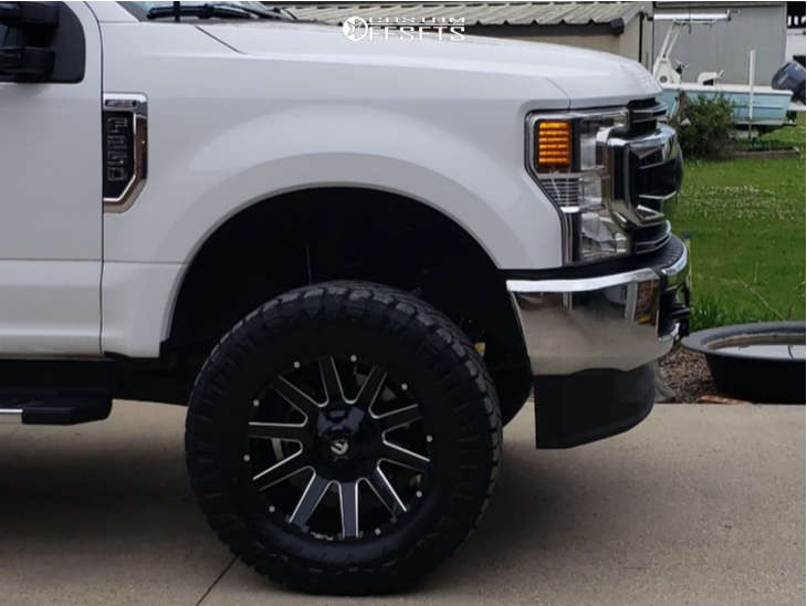 2020 Ford F-250 Super Duty with 20x9 9 Fuel Contra and 35/12.5R20 Nitto ...