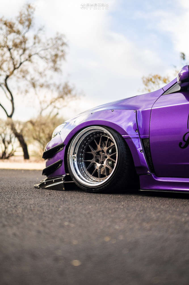 2014 Subaru WRX with 18x11 -42 SV2 Forged RadiX and 255/35R18 Accelera ...