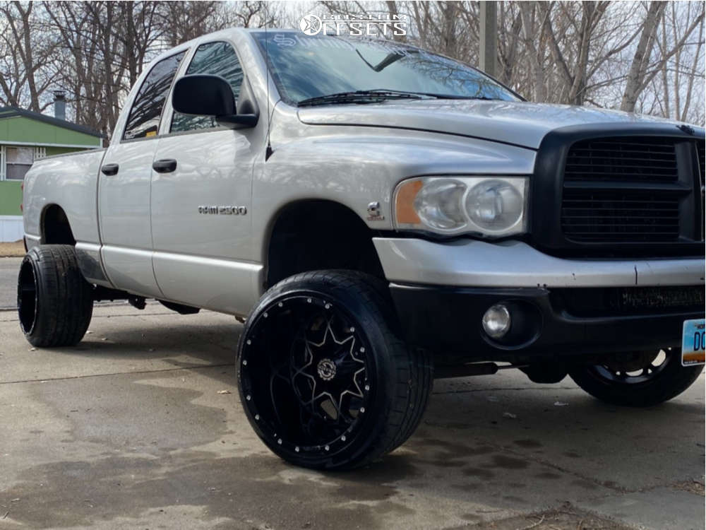 2003 Dodge Ram 2500 with 20x14 -76 Scorpion Sc10 and 315/35R20 Atturo Az850 and Leveling Kit ...