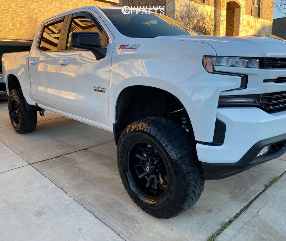 2021 Chevrolet Silverado 1500 with 20x9 0 Vision Bomb and 37/13.5R20 ...