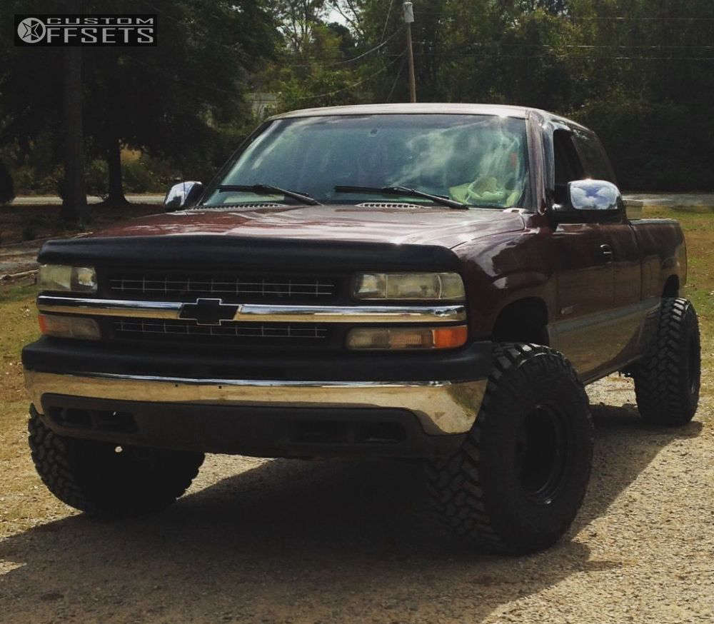 2000 Chevrolet Silverado 1500 with 15x10 -43 American Racing Baja and ...