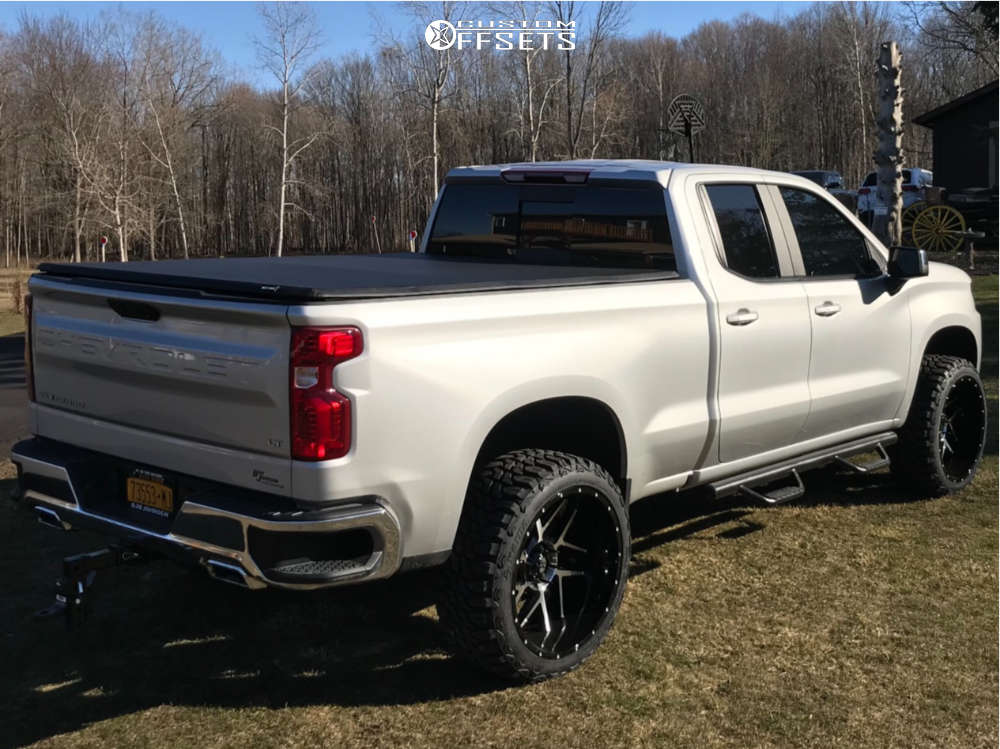 2020 Chevrolet Silverado 1500 with 24x12 -57 Vision Sliver and 35/12 ...