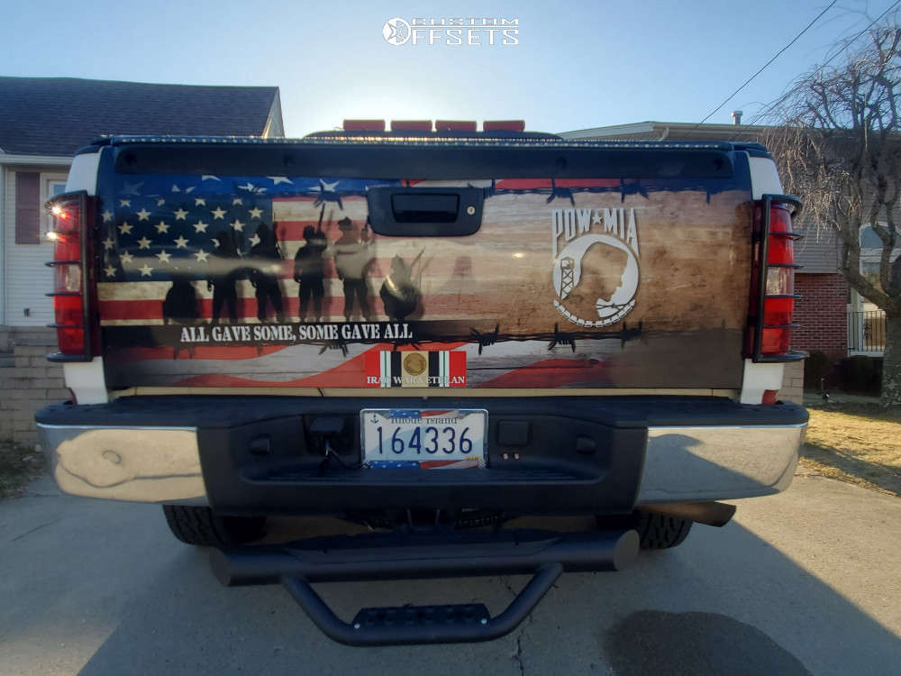 2012 Chevrolet Silverado 1500 with 18x9 25 Ultra Phantom and 265/70R18 ...