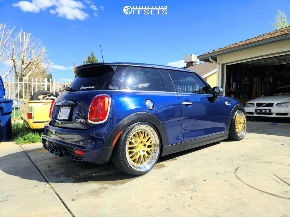2014 Mini Cooper with 18x8.5 35 XXR 570 and 215/35R18 Atlas Mt and ...
