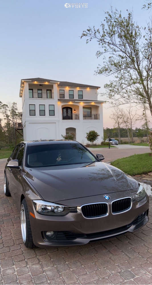 2013 BMW 328i with 18x9.5 35 Aodhan AH02 and 235/40R18 Toyo Tires ...