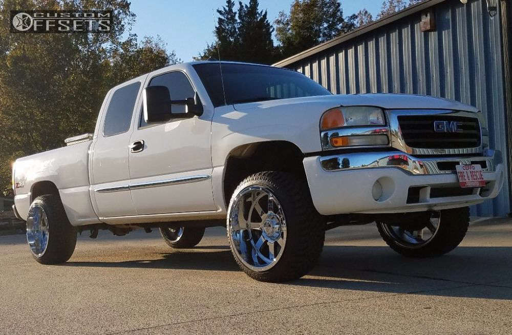 2003 GMC Sierra 1500 with 22x12 -44 Gear Off-Road Big Block and 275 ...