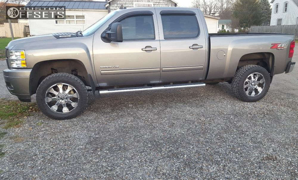 2013 Chevrolet Silverado 2500 HD with 20x9 0 Hostile Knuckles and 265 ...