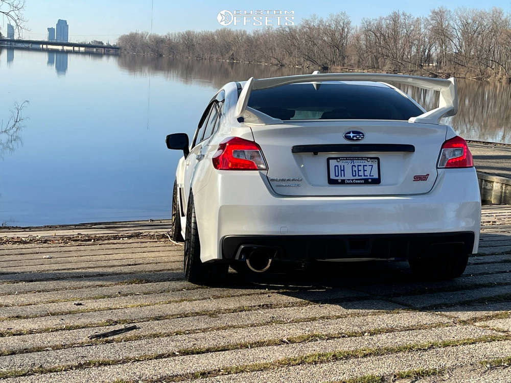2020 Subaru WRX STI with 18x9.5 27 Enkei Nt03rr and 265/35R18 Michelin ...