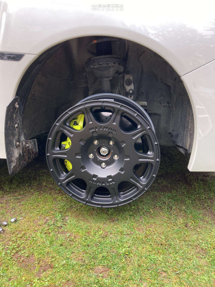 2020 Subaru WRX STI with 17x8 38 Method Mr502 and 235/50R17 Yokohama ...