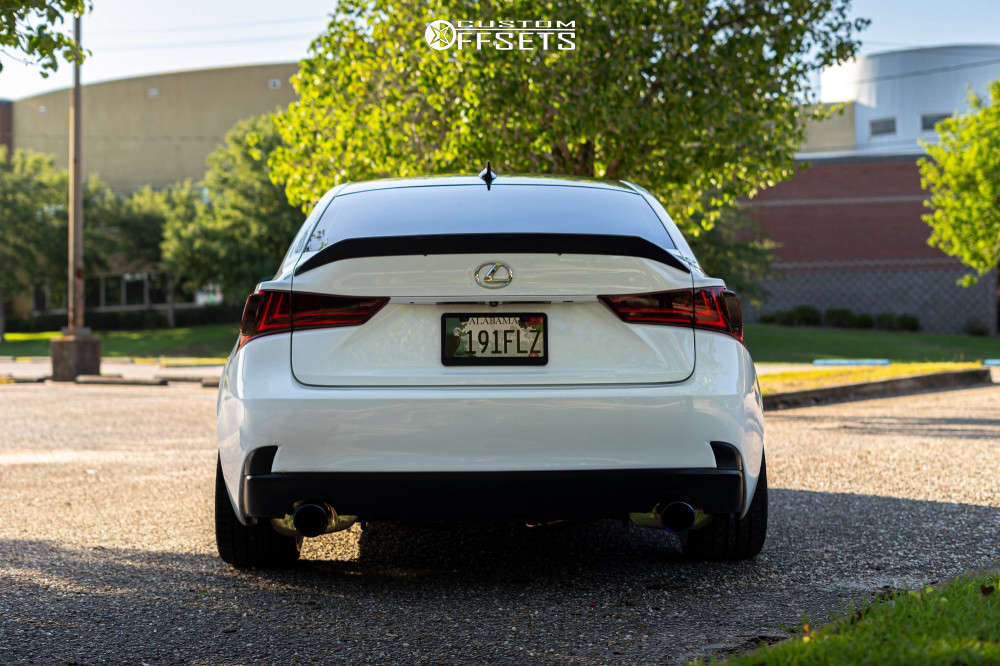 2015 Lexus IS250 with 19x8.5 30 ESR Sr07 and 225/35R19 Achilles Atr ...