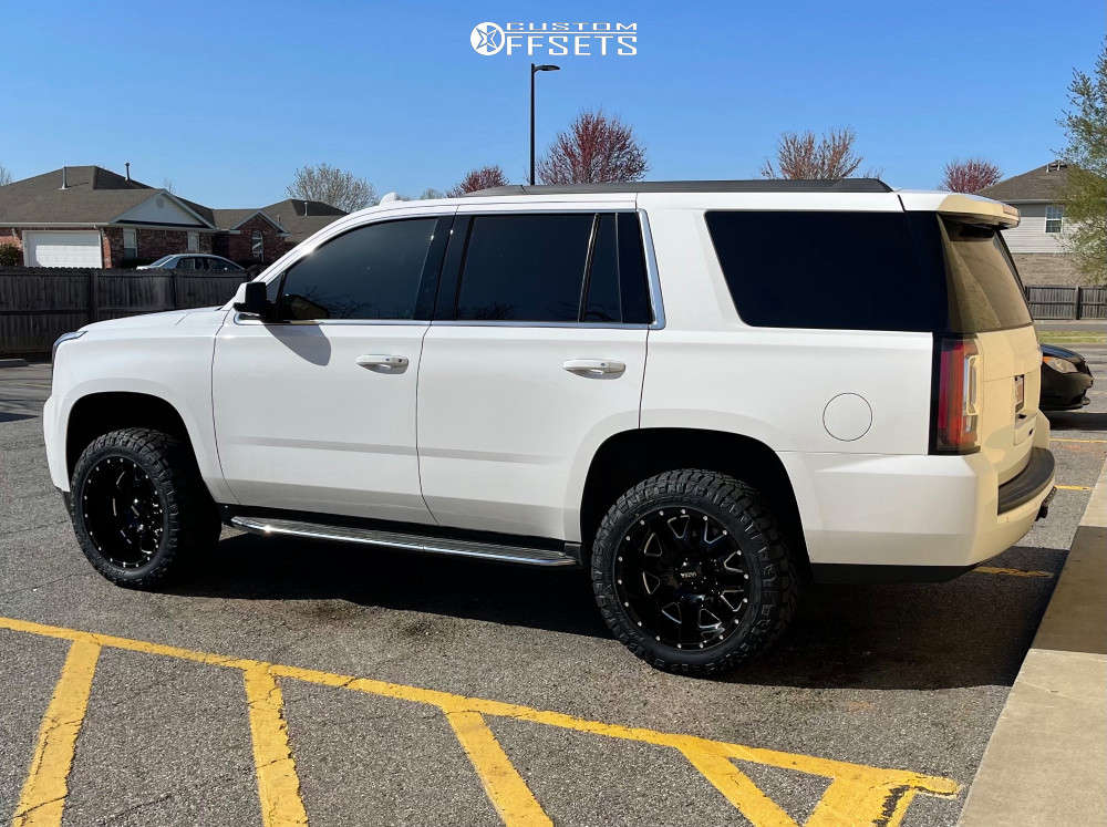 2017 GMC Yukon with 20x10 -25 Ultra Hunter and 275/55R20 Nitto Ridge ...