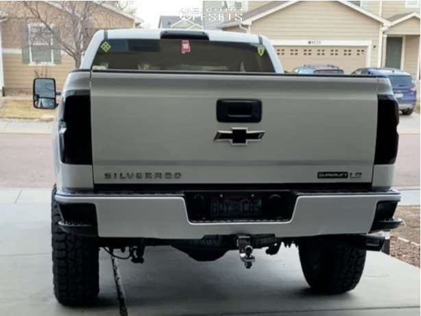 2019 Chevrolet Silverado 1500 LD with 18x9 -12 Ballistic Morax 845 and 33/12.5R18 Federal Xplora ...