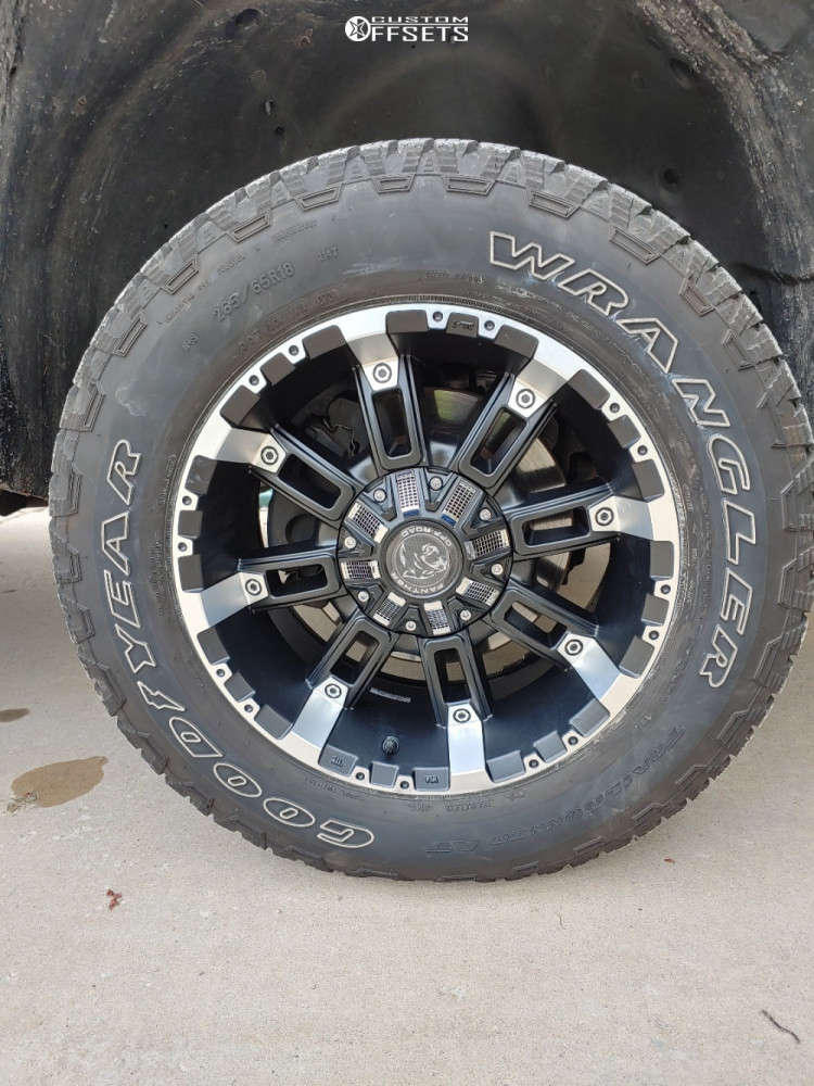 2007 Chevrolet Silverado 1500 with 18x6.5 0 Panther 580 and 265/65R18 ...