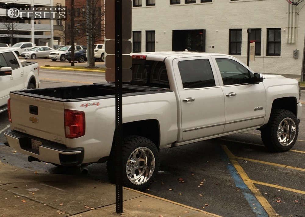 2016 Chevrolet Silverado 1500 with 20x12 -40 American Force SHIELD SS ...