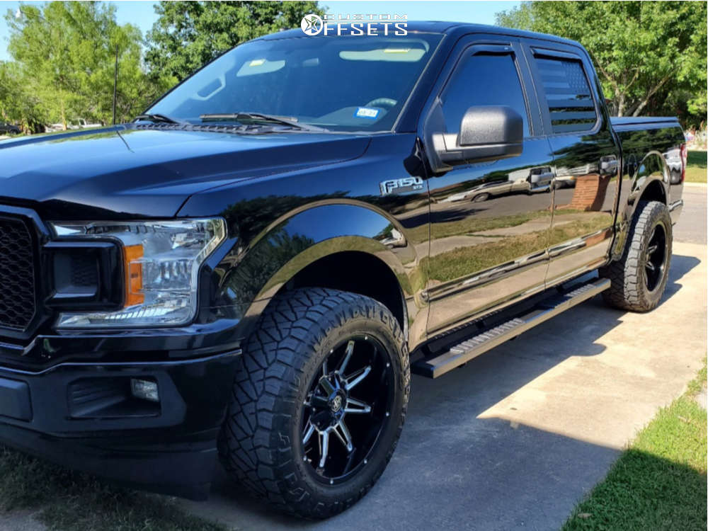 2018 Ford F-150 with 20x10 -25 Mayhem Rampage 8090 and 275/55R20 Venom ...