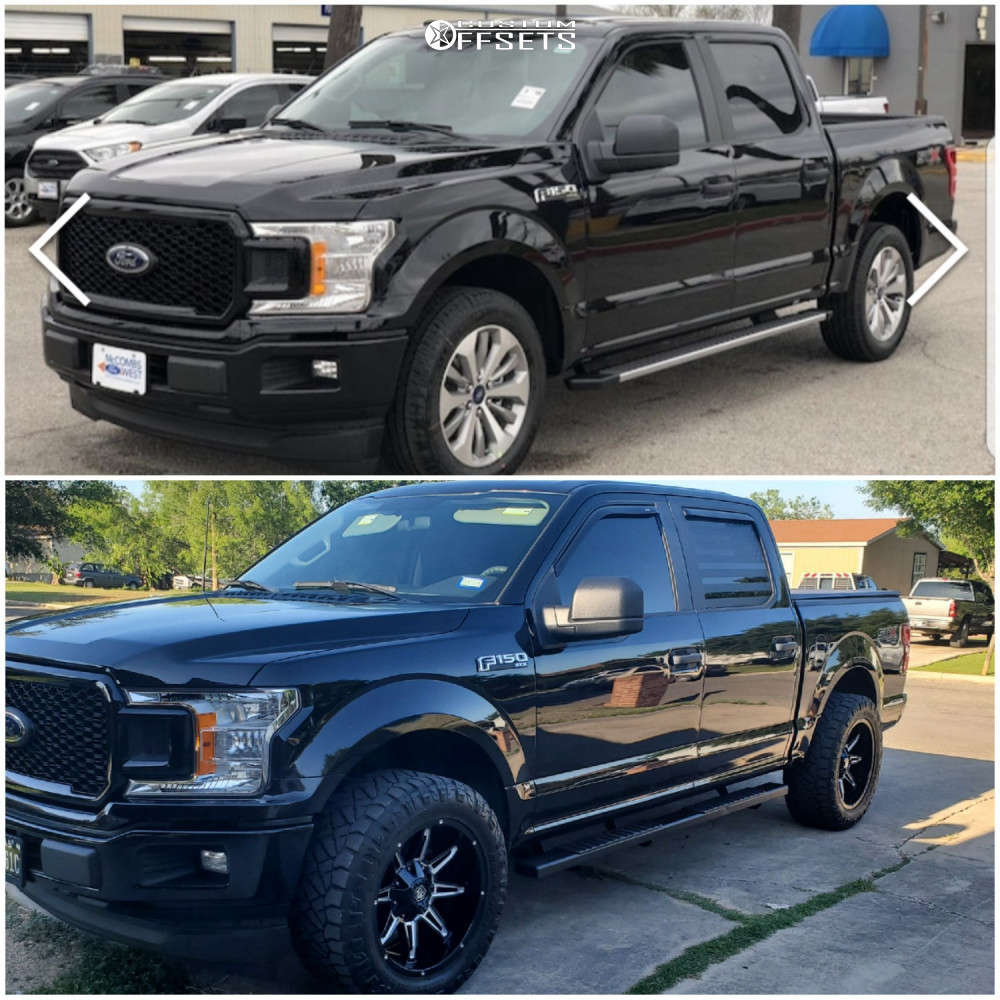2018 Ford F-150 with 20x10 -25 Mayhem Rampage 8090 and 275/55R20 Venom ...