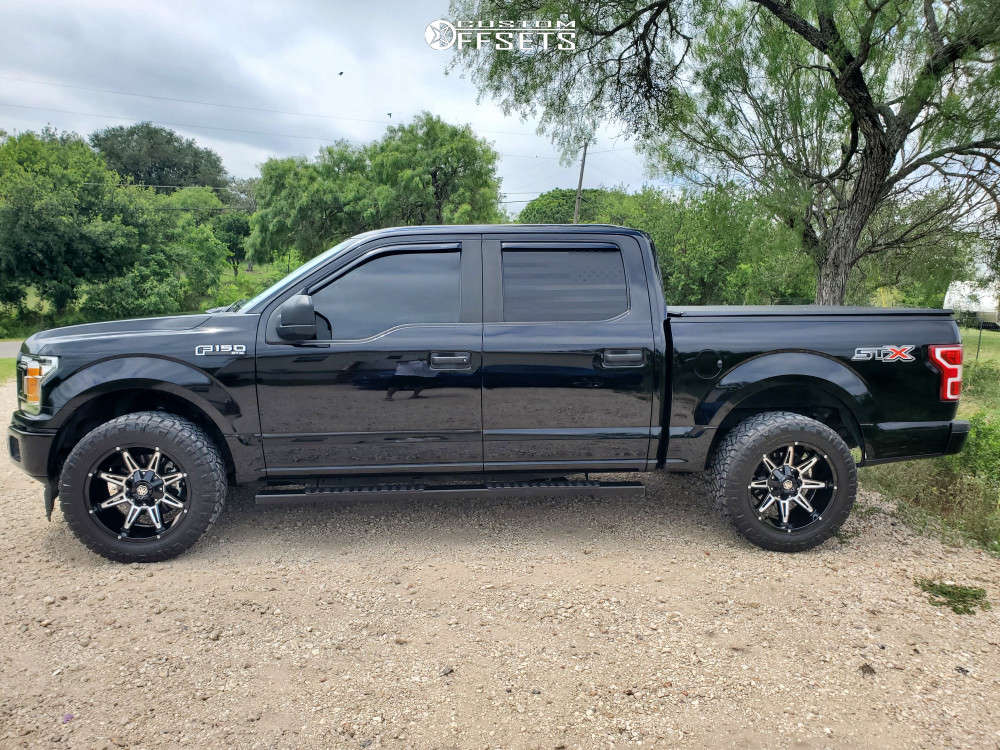 2018 Ford F-150 with 20x10 -25 Mayhem Rampage 8090 and 275/55R20 Venom ...