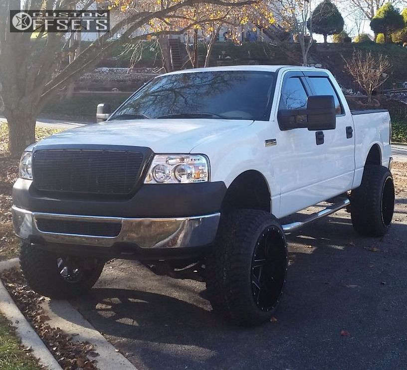 2008 Ford F-150 with 24x14 -75 Fuel Maverick and 325/45R24 Atturo Trail ...