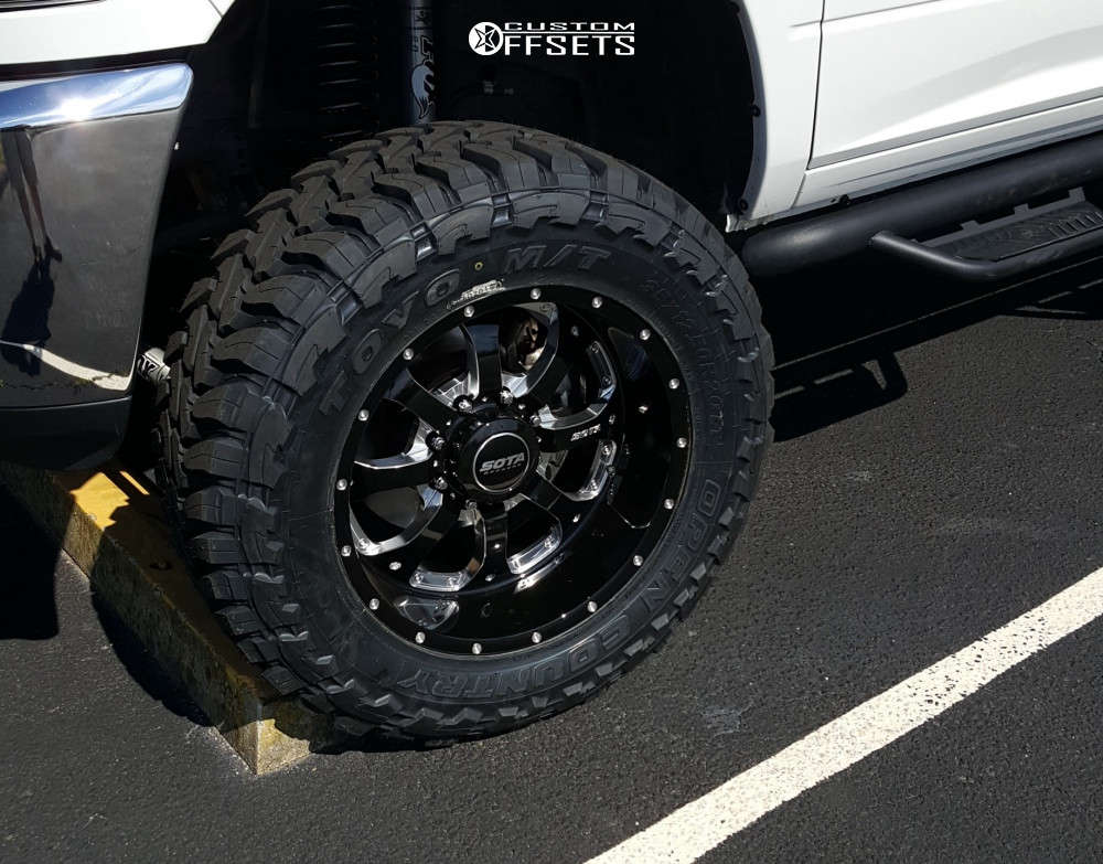 2018 Ram 2500 with 20x10 -18 Sota Novakane and 35/12.5R20 Toyo Tires Open Country M/t and ...