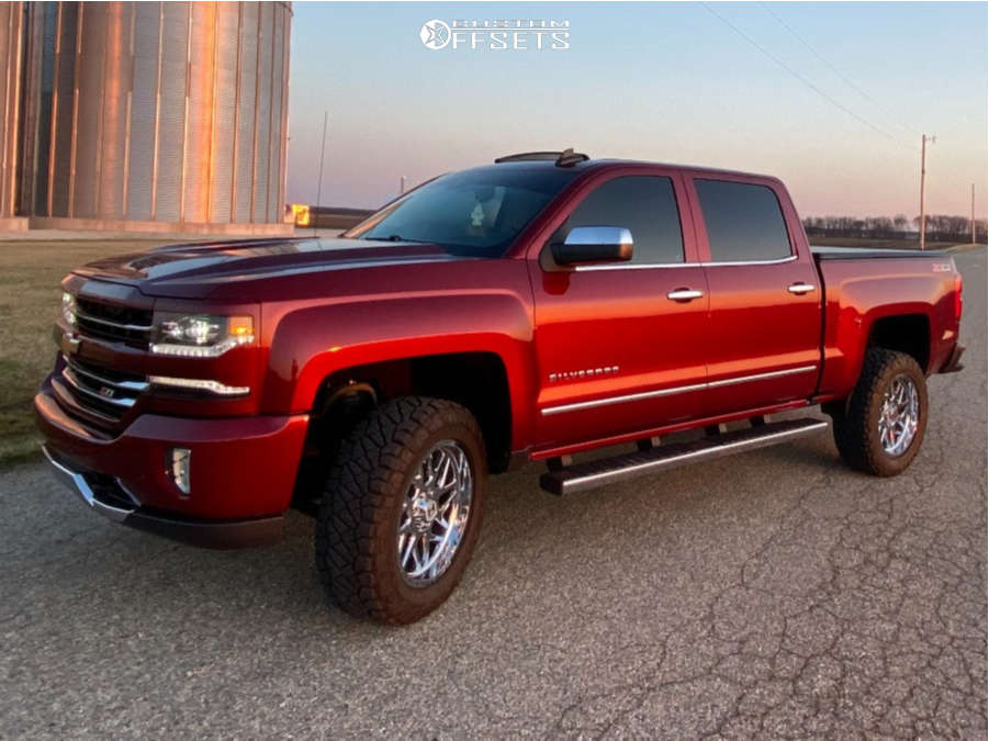 2016 Chevrolet Silverado 1500 with 20x9 0 Hostile Sprocket and 275 ...