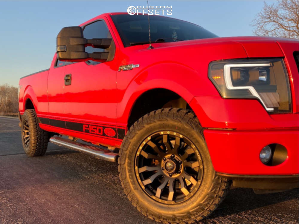 2012 Ford F-150 with 18x9 -12 Fuel Blitz and 275/65R18 Federal Xplora ...