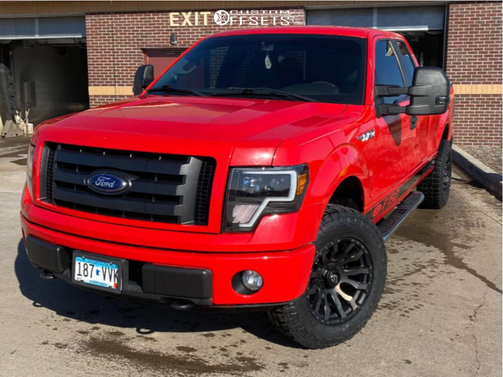 2012 Ford F-150 with 18x9 -12 Fuel Blitz and 275/65R18 Federal Xplora ...