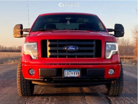 2012 Ford F-150 with 18x9 -12 Fuel Blitz and 275/65R18 Federal Xplora ...