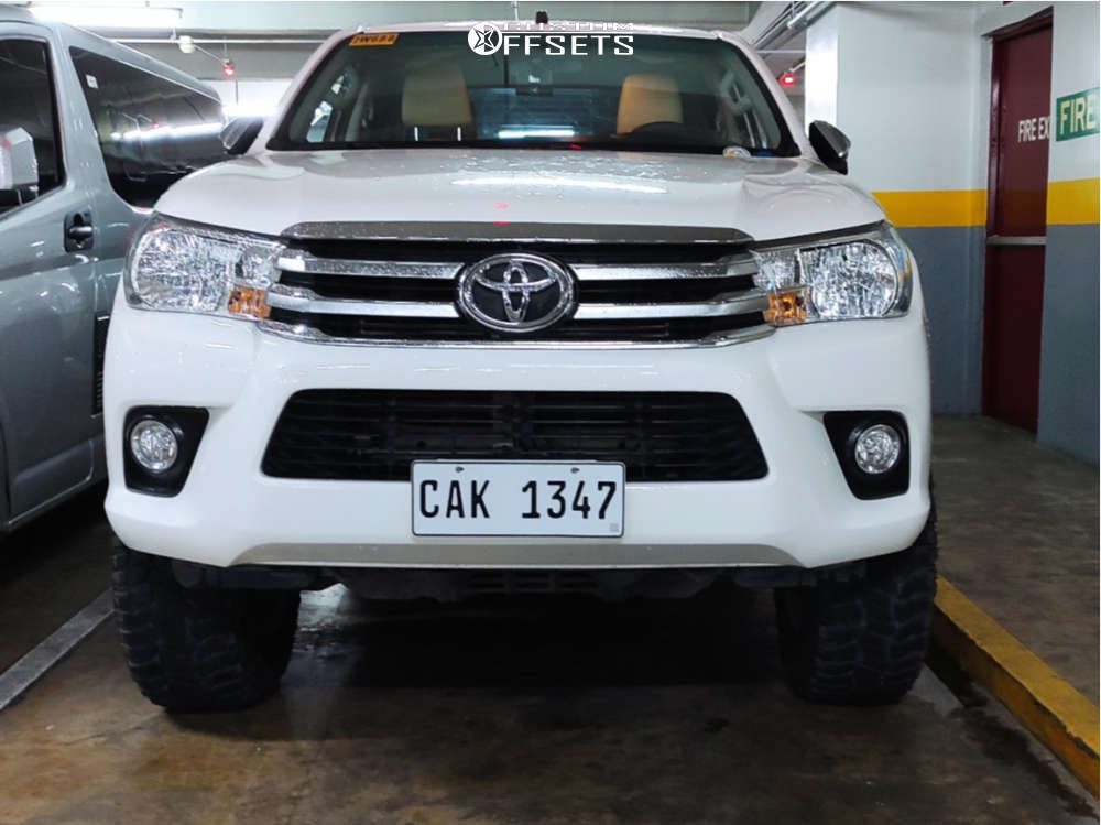 2017 Toyota Hilux with 17x9.5 -18 Black Rhino Armory and 32/11.5R17 ...