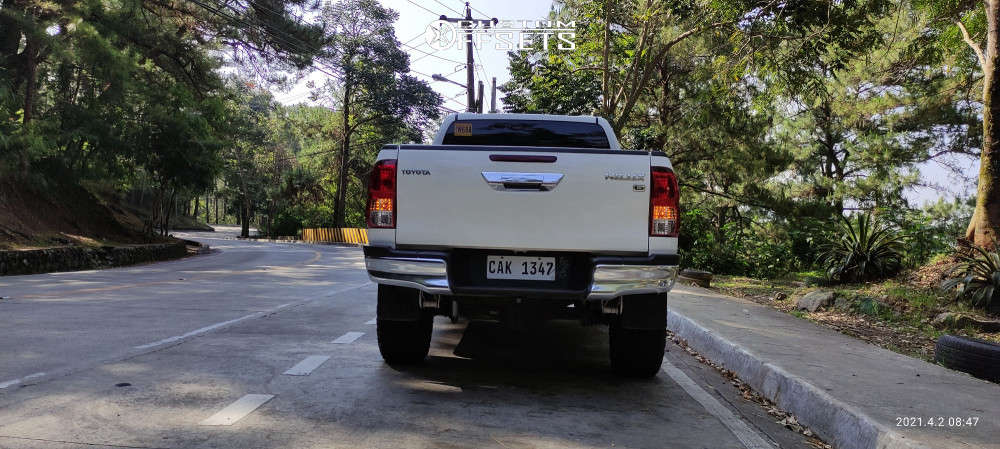 2017 Toyota Hilux with 17x9.5 -18 Black Rhino Armory and 32/11.5R17 ...