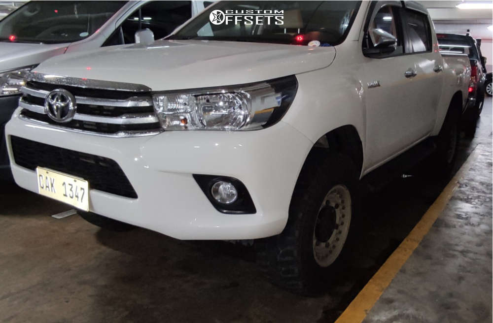 2017 Toyota Hilux with 17x9.5 -18 Black Rhino Armory and 32/11.5R17 ...