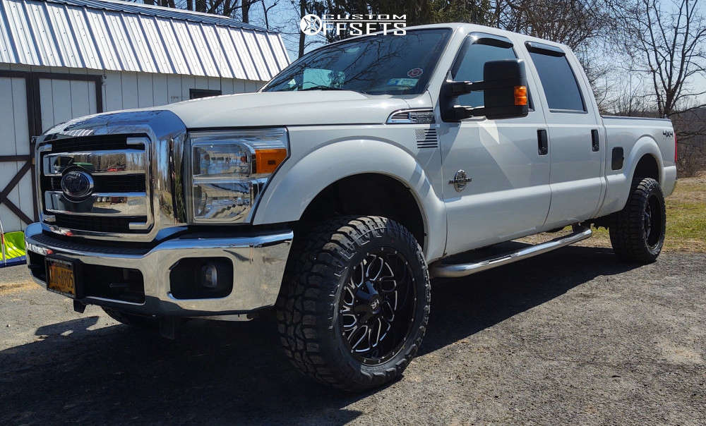 2014 Ford F-250 Super Duty with 20x10 -19 Hardrock Destroyer and 33/12 ...