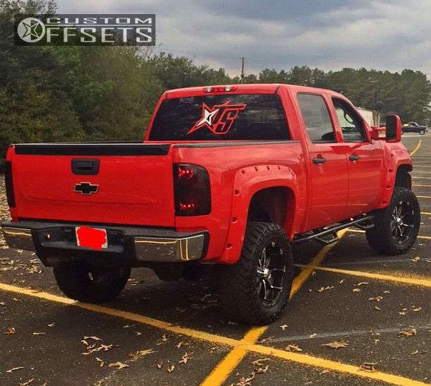 2010 Chevrolet Silverado 1500 with 20x9 18 XD Badlands and 35/12.5R20 ...
