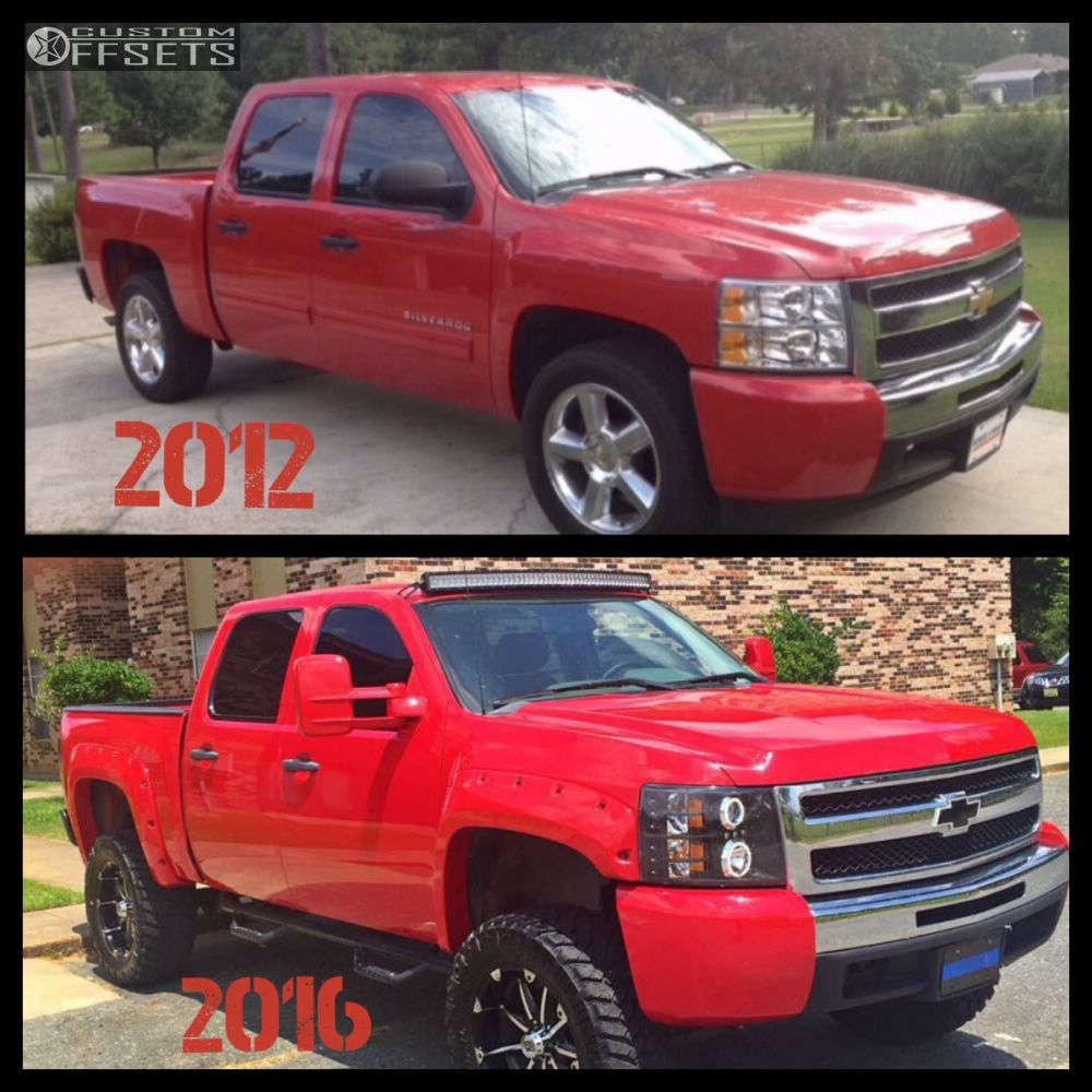 2010 Chevrolet Silverado 1500 with 20x9 18 XD Badlands and 35/12.5R20 ...