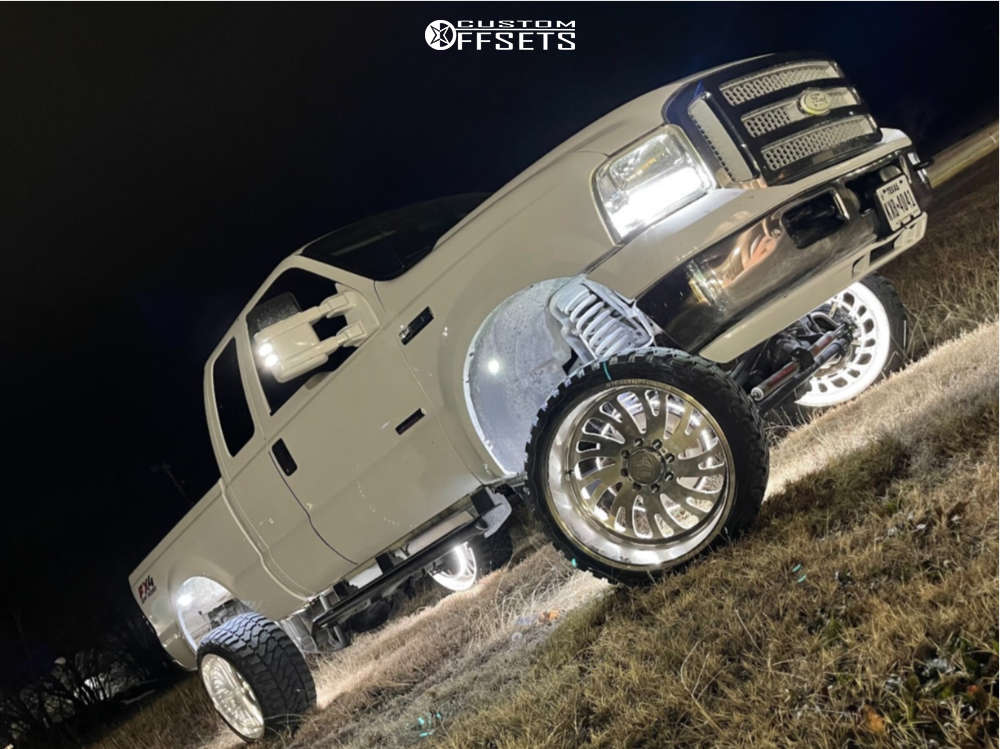 2005 Ford F-250 Super Duty with 24x14 -76 Stealth Forged Alpha and 33/ ...