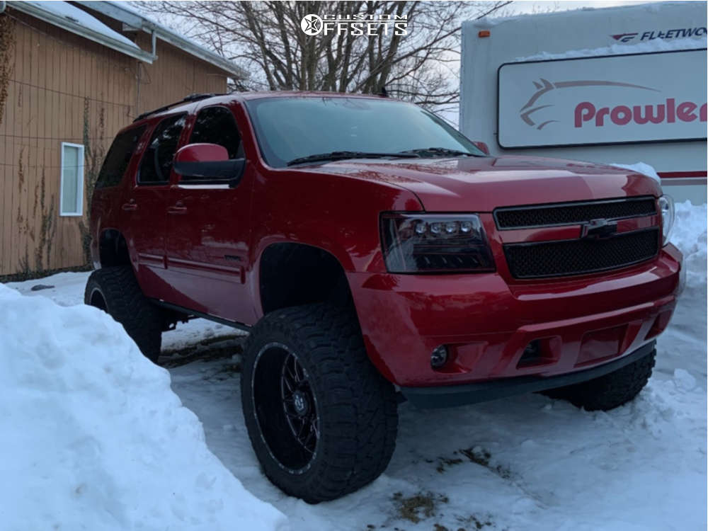 2012 Chevrolet Tahoe with 22x12 -44 TIS 544BM and 35/15.5R22 Fury ...