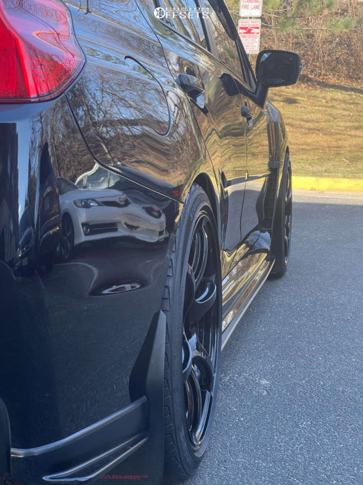 2018 Subaru WRX STI with 19x9 35 Advan Racing RGIII and 255/35R19 ...