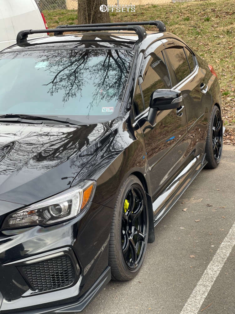 2018 Subaru WRX STI with 19x9 35 Advan Racing RGIII and 255/35R19 ...